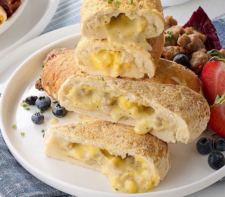 Breakfast Style Stromboli - Leonetti's