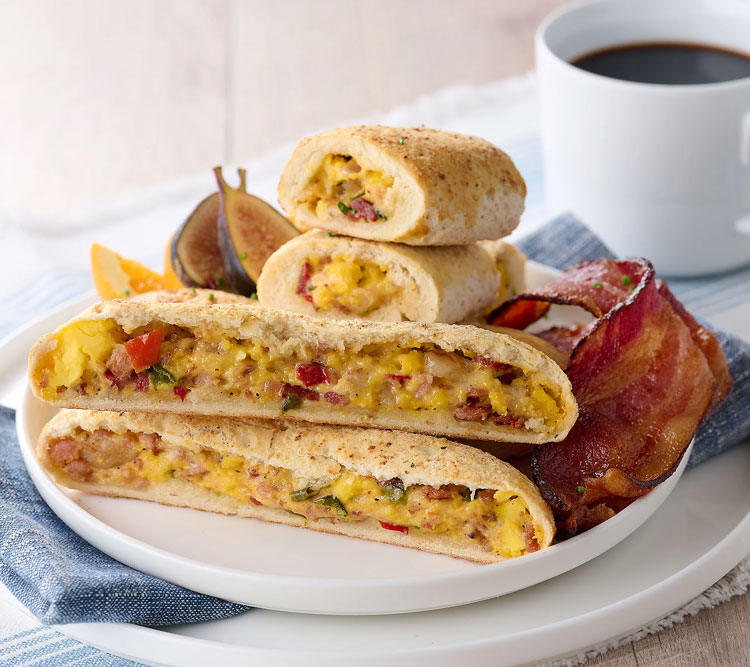 Breakfast Style Stromboli - Leonetti's